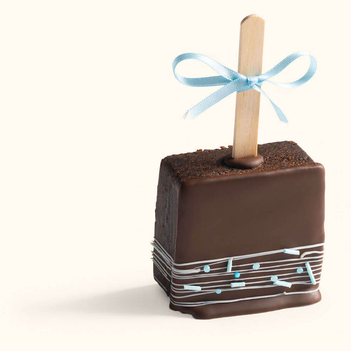 Logo Chocolate Brownie Pops – CustomCookies.com