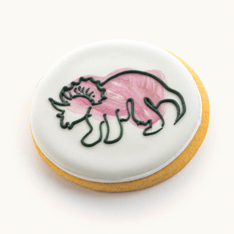 Round Rhino Cookies – CustomCookies.com