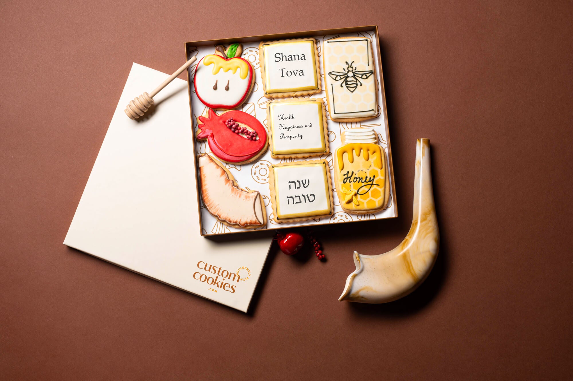 Rosh Hashanah Deluxe Gift box – CustomCookies.com